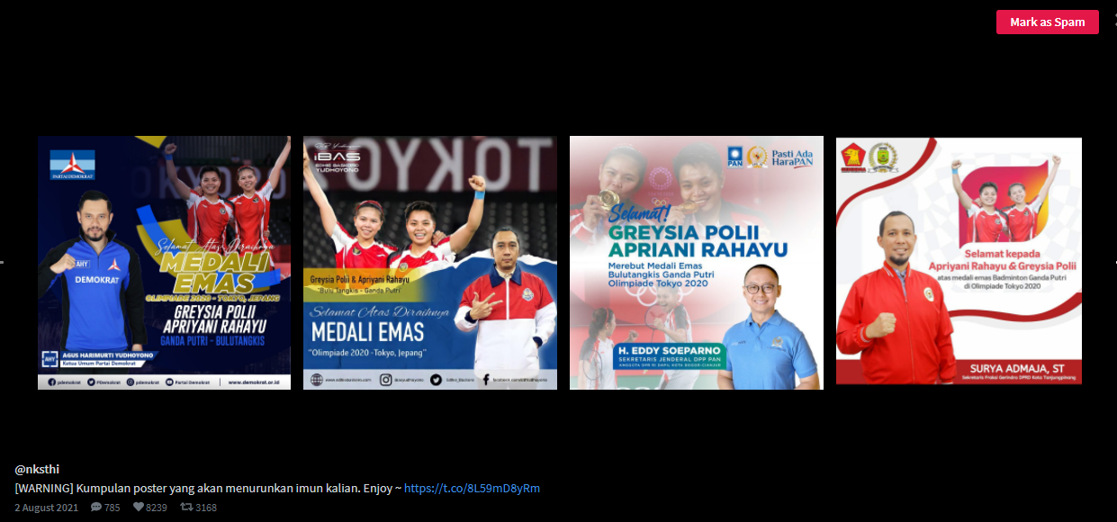 Greysia Polii/Apriyani Rahayu Sabet Emas Olimpiade, Warganet Gusar atas ...